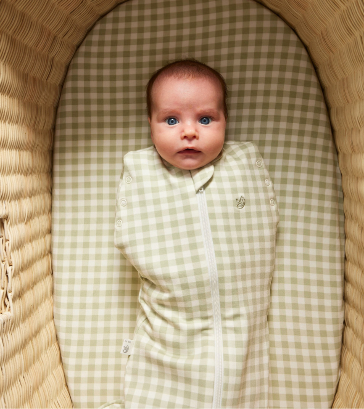 Grow Kindly | Shop Natural Baby 0.5 TOG Rated Swaddle Sleeping Bags